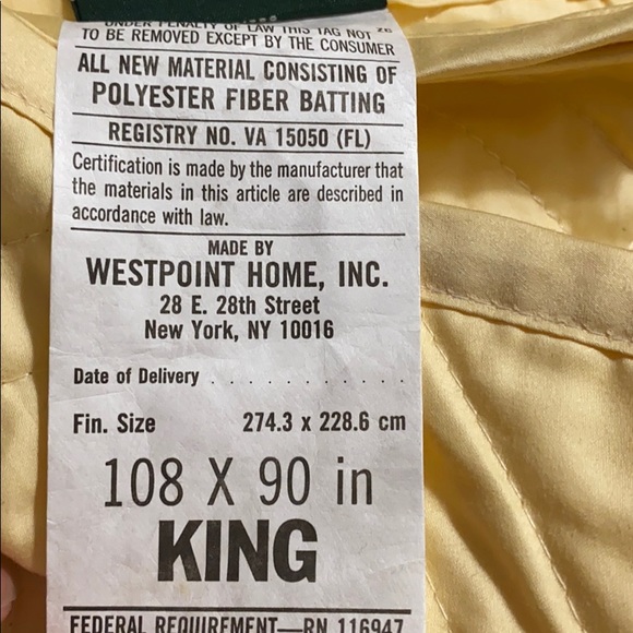 Polo Ralph Lauren | Bedding | Nwt Polo Ralph Lauren Yellow King Quilt ...
